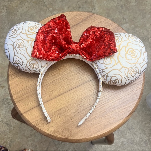 Disney | Accessories | Beauty And The Beast Minnie Mouse Ears | Poshmark